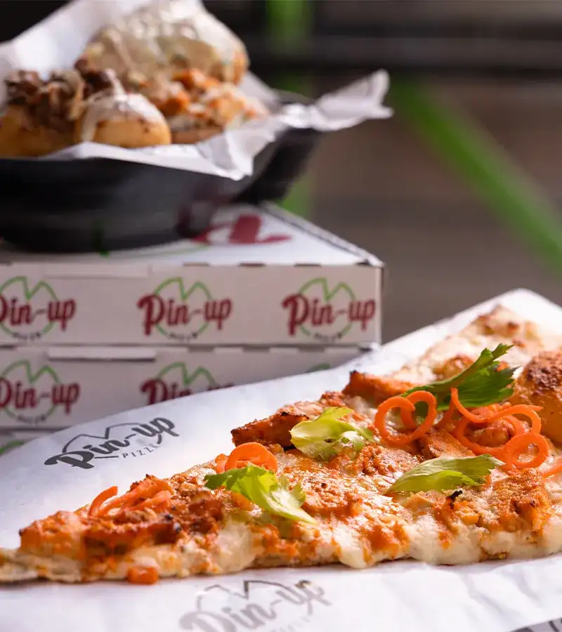Giant New York Style Slices - Pin Up Pizza Planet Hollywood
