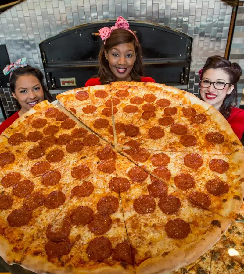 Pin-up Pizza Slices & Pasta - Harrah’s Las Vegas Food Hall