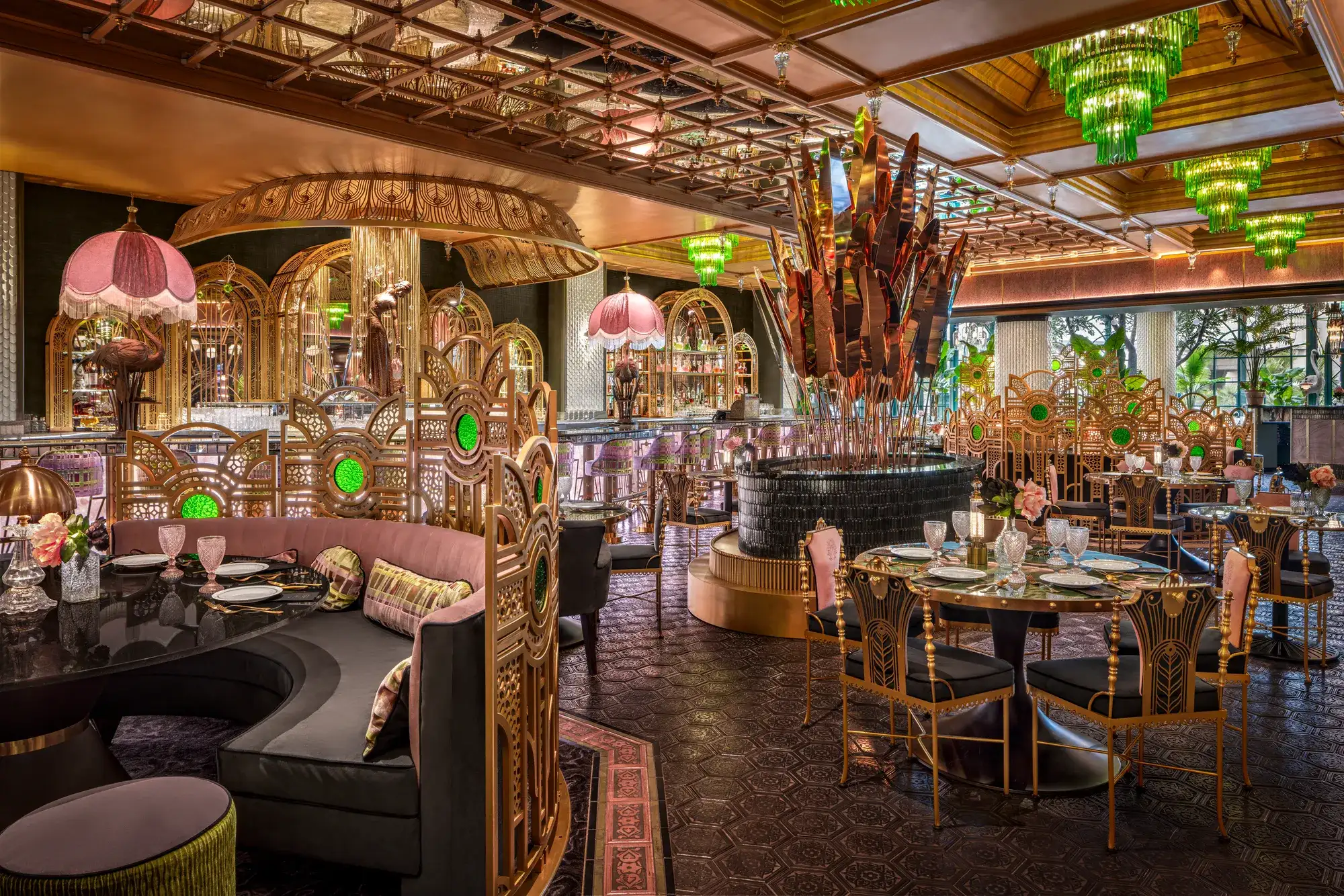 Pinky’s by Vanderpump Art Deco Cocktails Flamingo Las Vegas