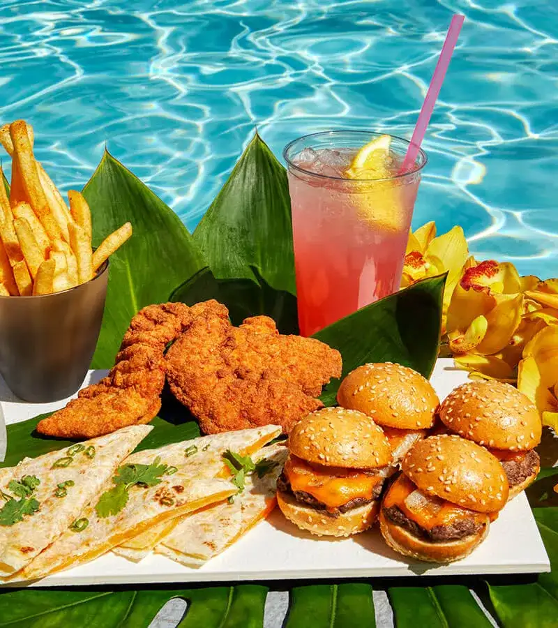 Beach Club Bar & Grill Poolside Dining - Flamingo Las Vegas