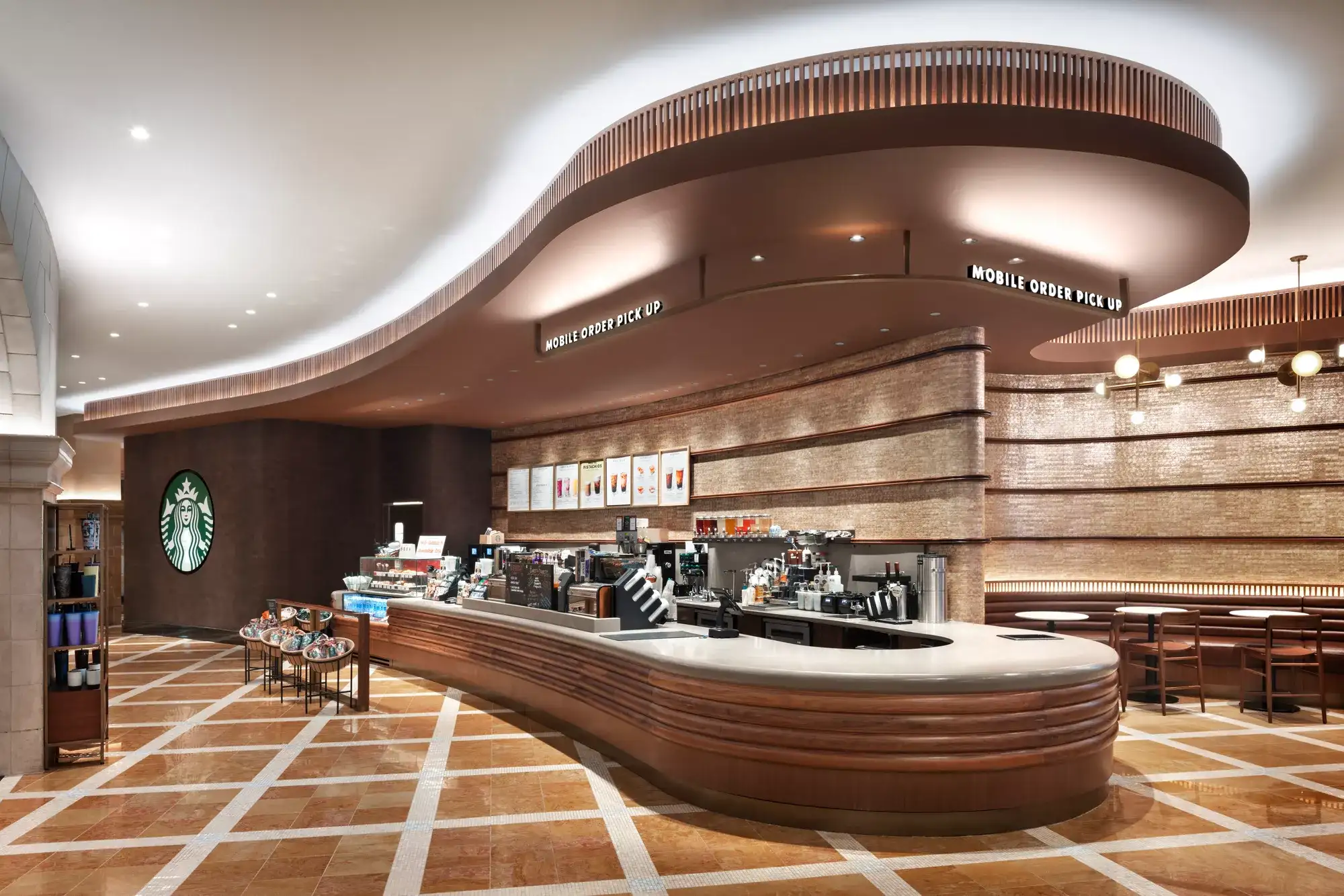 Coffee and Pastries - Atlantic City Starbucks Lobby Cafe