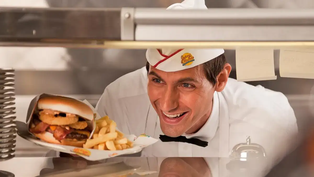 Johnny Rockets at the Horseshoe Food Hall in Las Vegas