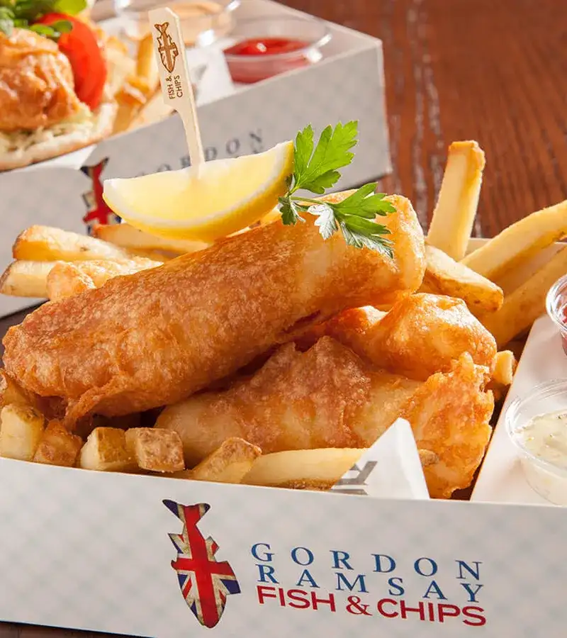 Gordon Ramsay Fish & Chips - British Classics at Harrah's Cherokee, NC